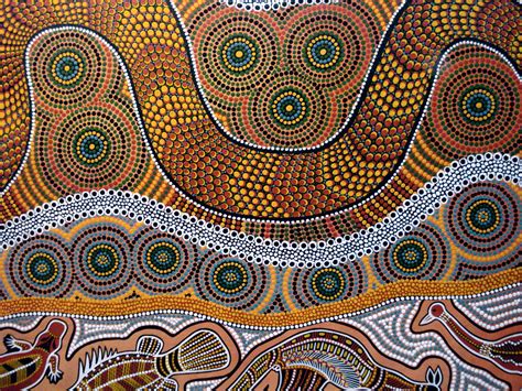 Ancient Australian Aboriginal Dot Art