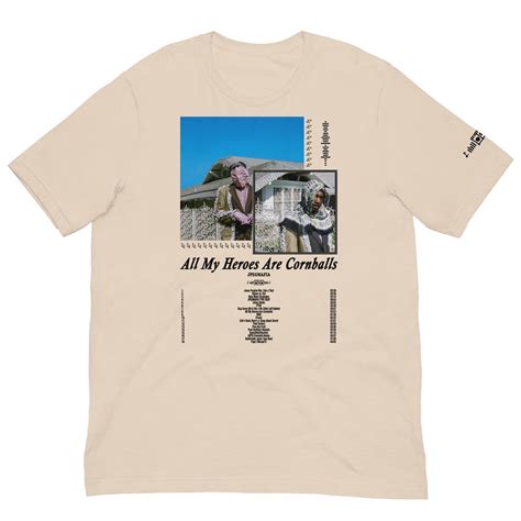 Jpegmafia All My Heroes Are Cornballs Unisex T Shirt White Beige Etsy