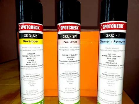 Magnaflux Spotcheck Liquid Penetrant Chemical Spray Bottle 1l Each At