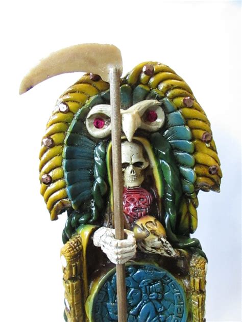 Santa Muerte Azteca Curada 40 Cm Aztec Holy Death Statue Wcalendar