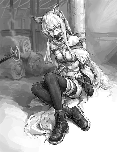 Rule 34 A Tea Animal Ears Arknights Bound Branding Iron Branding Mark