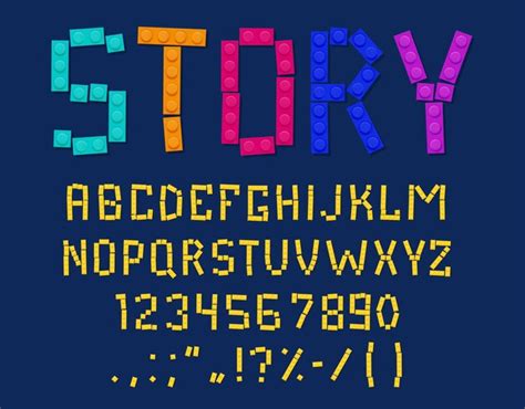 Block Typeface Vectors And Illustrations For Free Download