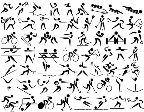 World Sports Pictograms Stock Vector Image By ©jrtburr 44923493