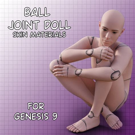 Ball Joint Doll Skin For Genesis 9 Daz Content By Janey