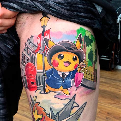 Pikachu Tattoo Ideas For Pokémon Fans