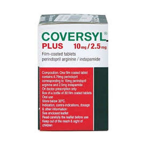 Coversyl Plus 10mg25mg30 Tablets
