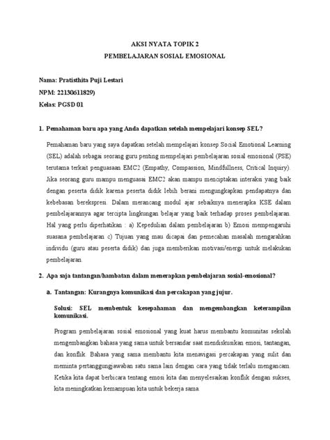 Aksi Nyata Topik 2 Pdf