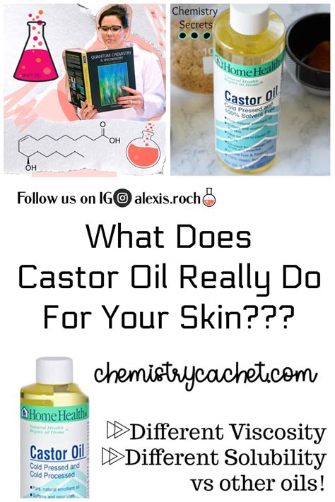Chemistry Secrets What Does Castor Oil Really Do For Skin
