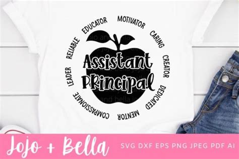 Assistant Principal Svg Back To School Graphic By Jojo And Bella