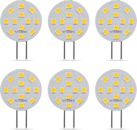 Sansun G4 Led Bulbs 2w Equivalent To 20w Halogen G4gu4gz4 Bi Pin
