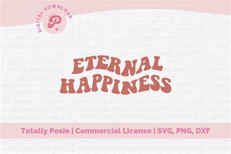 Eternal Happiness Svg Graphic By Totally Posie · Creative Fabrica