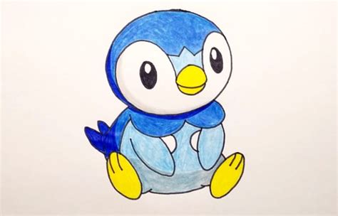 How To Draw Piplup Step By Step Entertainment For All