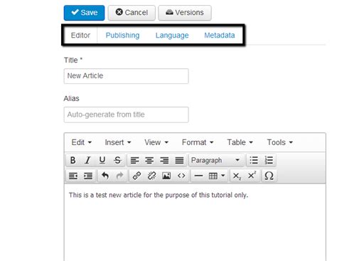 How To Publish Articles Joomla Tutorial FastComet