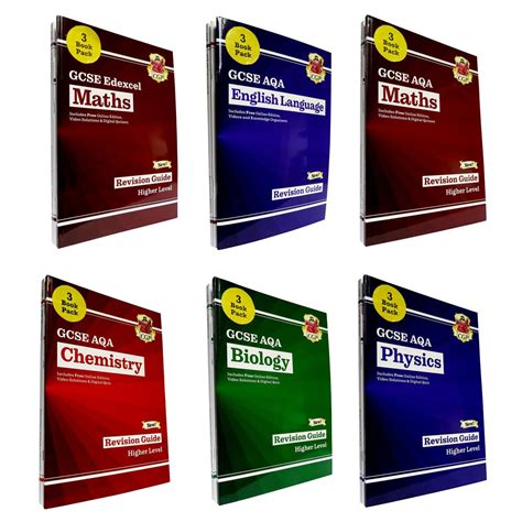 Cgp Gcse Assortment X6 14 16 Years Costco Uk