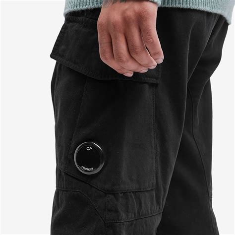 Cp Company Twill Cargo Pant Black End Us