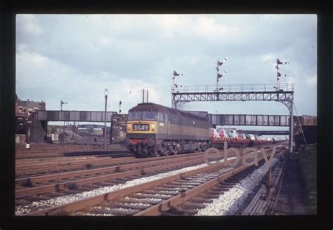 Original 35mm Slide Class 47 D1630 Near Wigan Wnorth Bound Car