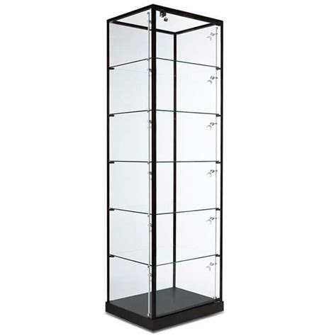 Rectangular Tower Display Case Display Warehouse Retail Fixtures Display Cases And Store