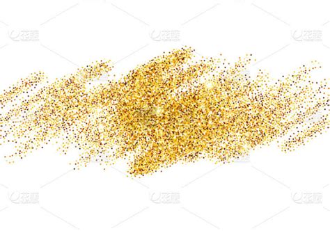 金闪闪发光闪烁明亮五彩纸屑背景。矢量图