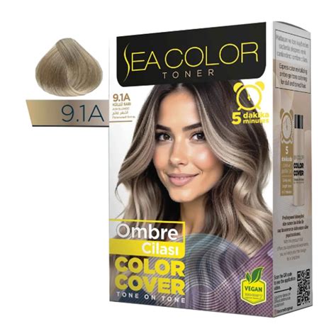 Sea Color Ombre Cila Setİ 91a KÜllÜ Sari Kuafö Kuaför