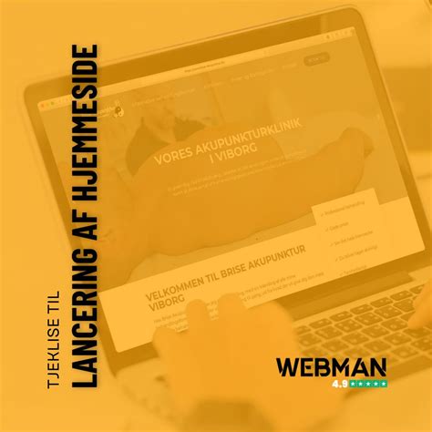 Nyhjemmeside Webudvikling Webman Seo Brugervenlighed Webman