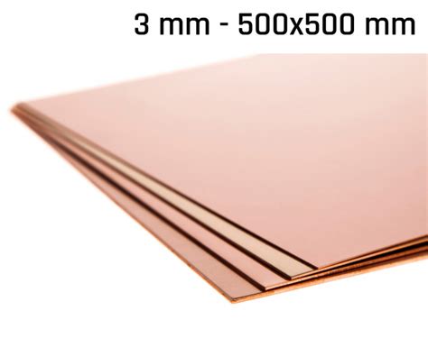 Měděný Plech Tloušťka 3 0 Mm Rozměr 500x500 Mm Měděná Cu Forma