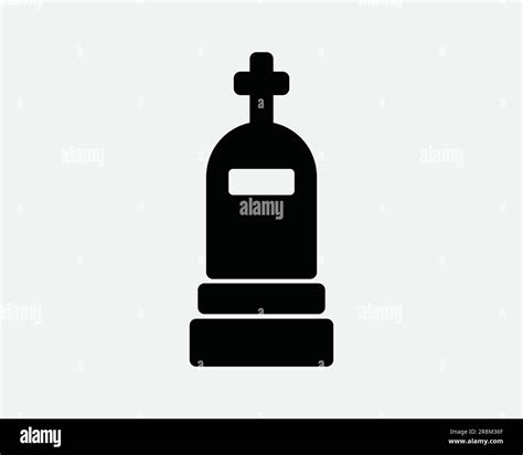 Simple White Headstone Stock Vector Images Alamy