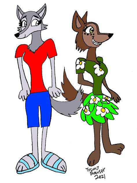 Anthro Robyn And Mebh Wolfwalkers Colored By Jarreddearly2021 On