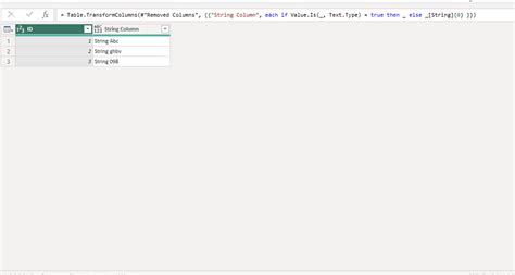 expanding a table entry into a column of type stri microsoft