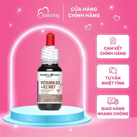 Vitamin D3k2 Healthycare 25ml For Use From Birth Shopee Philippines