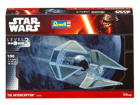Plastic Modelkit Sw 03603 Tie Interceptor 190 Car Model