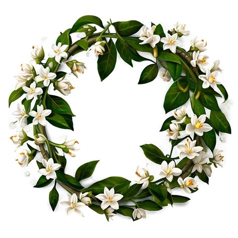 Download Joyful Jasmine Wreath Png 28