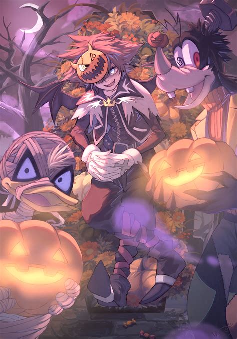 Twilight Yuuhi Donald Duck Goofy Sora Halloween Town Kingdom