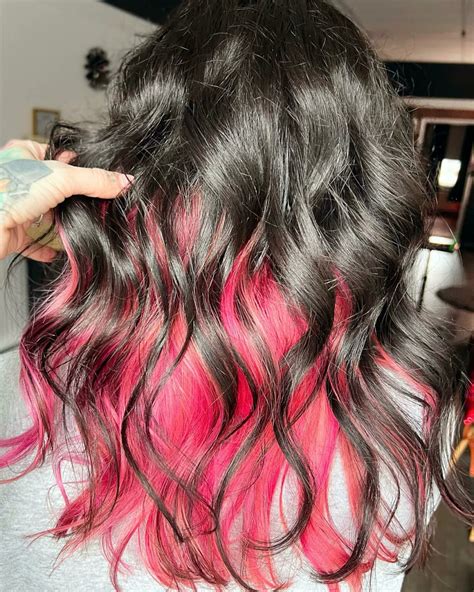 40 Ideas For Black And Pink Hair That Will Turn Heads