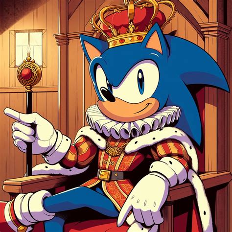 King Sonic The Hedgehog Renaissance By Kingleonlionheart On Deviantart