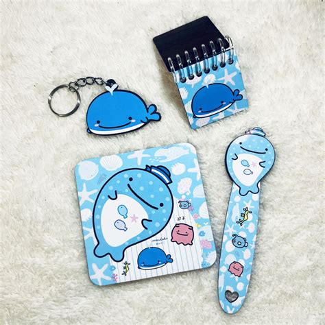 قیمت و خرید بسته لوازم تحریر مدل دلفین فانتزی کد G0lsa01 مجموعه 4 عددی