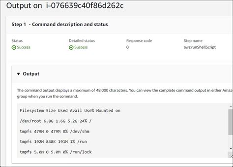 Using Aws Systems Manager To Monitor Disk Usage On Amazon Ec2 Instances
