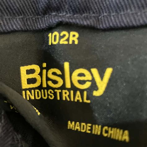 Bisley Mens Cargo Workpant Size 102r Navy Blue