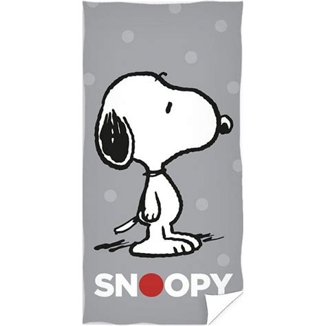 Osuška Snoopy Grey Detskyeshop Cz