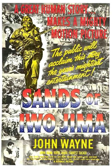 Sands Of Iwo Jima Movie Poster