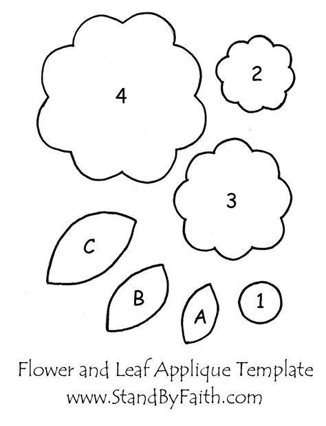Free Printable Flower Applique Patterns Printable Board Games
