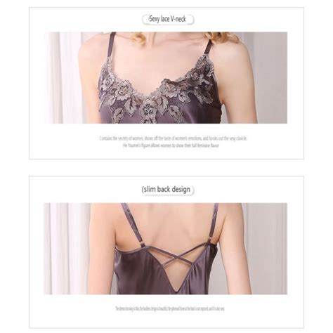 Elegant Silk Sleepwear Set With Spaghetti Strap Nightgown And Robe