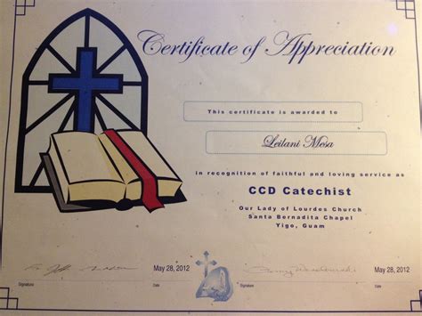 Lanimesa And Education Sy 2011 2012 Catechist