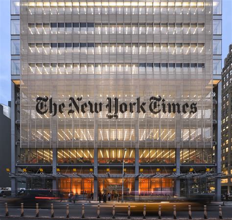 The New York Times Building Cbe Facade Map