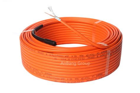 Underfloor Heating Cable Single Conductor 18 5w M Orange Heating Cable Products Electric