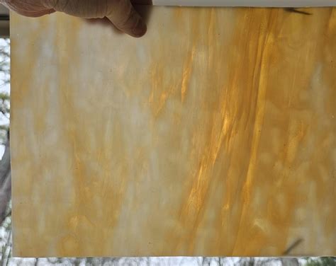 Flemish Medium Light Amber Kokomo 11mlf Stained Glass Sheet Etsy