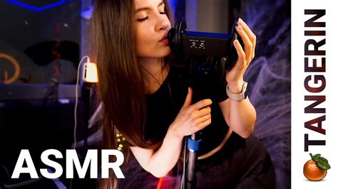 Asmr Ear Kisses Mouth Sounds Inaudible Whispering Tangerin Youtube