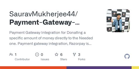 GitHub SauravMukherjee Payment Gateway Integration Payment Gateway Integration For Donating