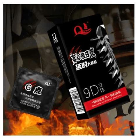 12pcs Large Pellet Condom Wolfs Teeth Barbed Male Granular Stimulation