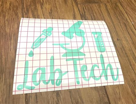Lab Tech Decal Etsy