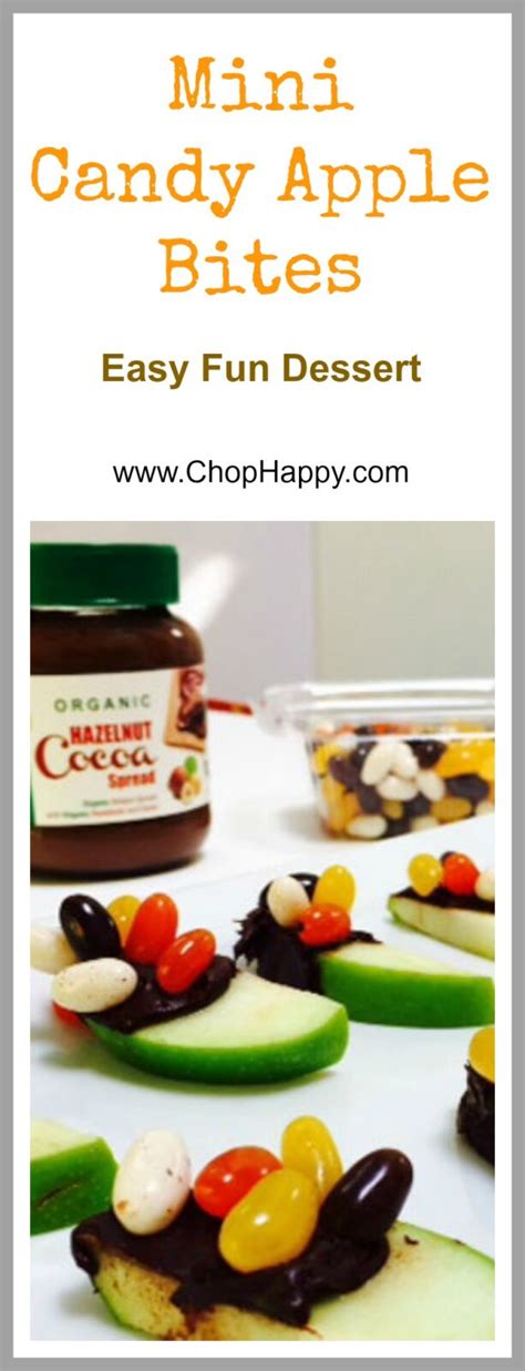 Candy Apple Bites Chop Happy